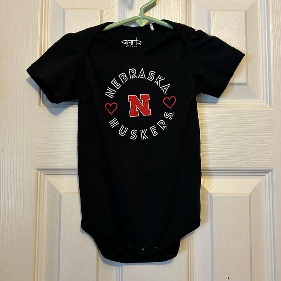 Garb | One Pieces | University Of Nebraska Cornhuskers Logo Babygirlssz ...